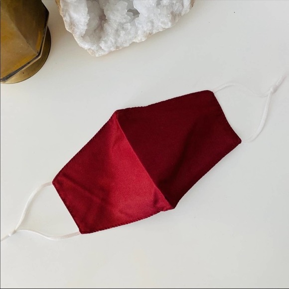 ASOS | Accessories | New Maroon White Fabric Cloth Adjustable Elastic ...